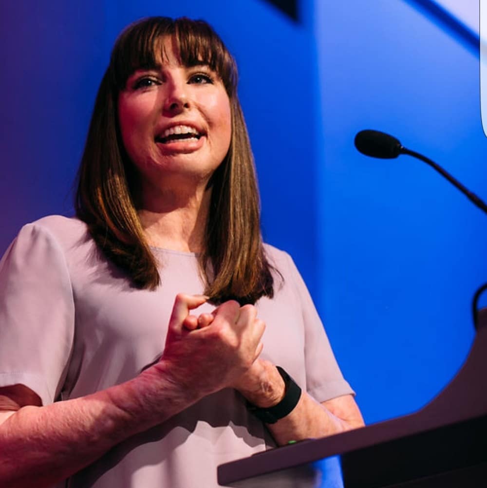 Book Catrin Pugh, Inspirational Speaker via The Speakers Agency